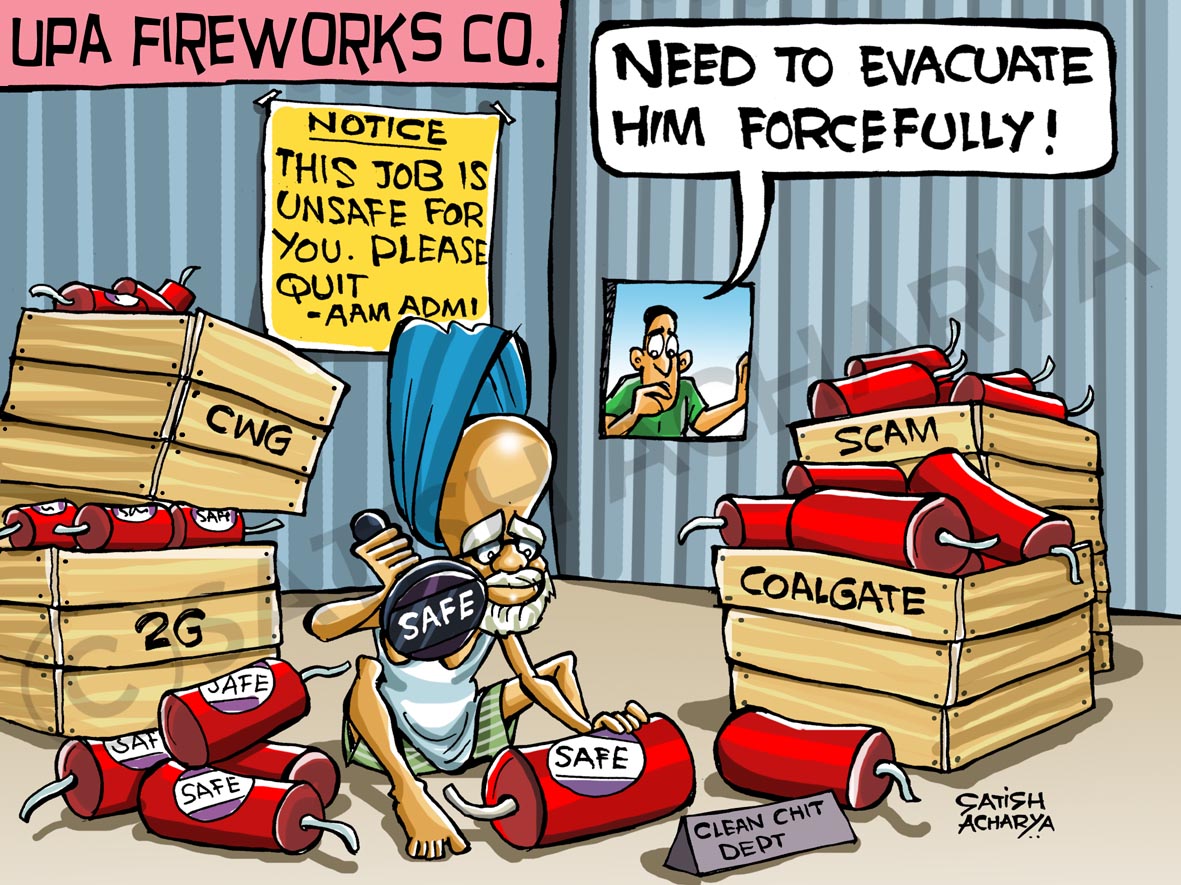 Unsafe Working Conditions Cartoon