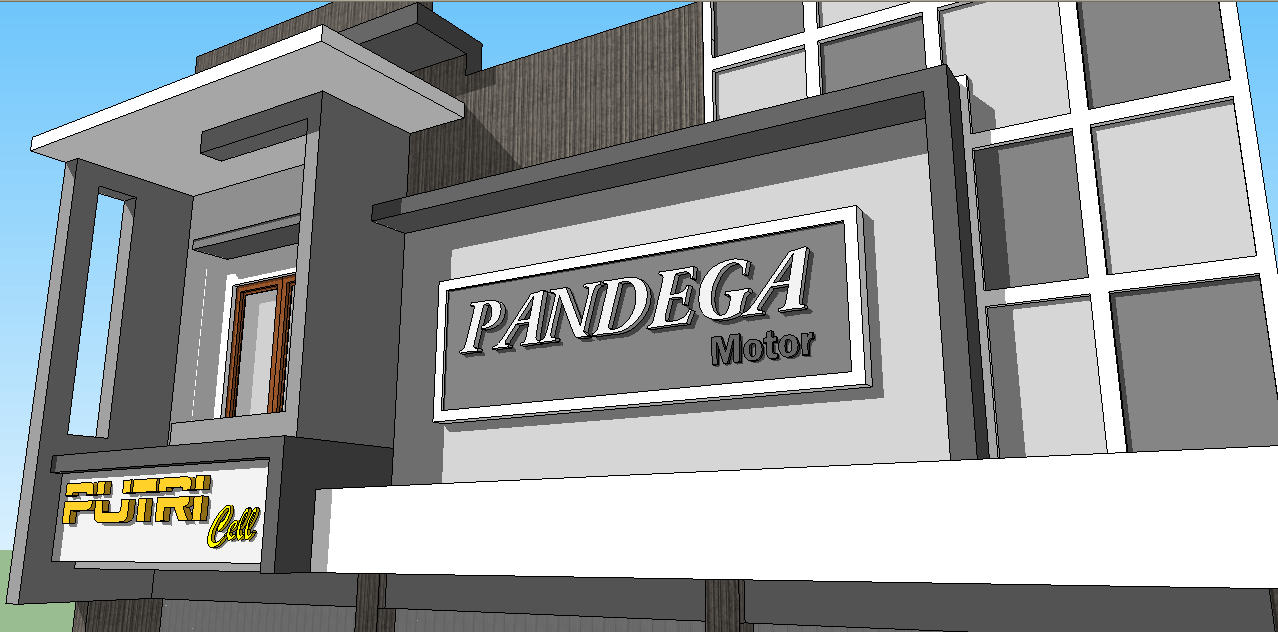 Sketsa Sederhana: Ruko & Rumah Minimalis