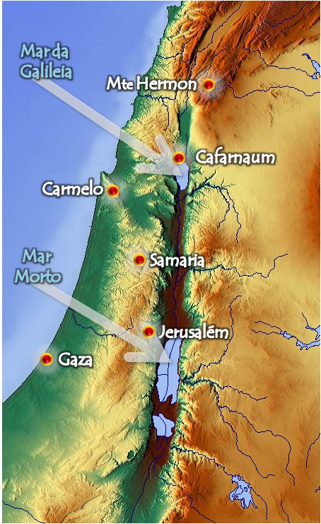 Numinosum Teologia: A PALESTINA [MAPA]