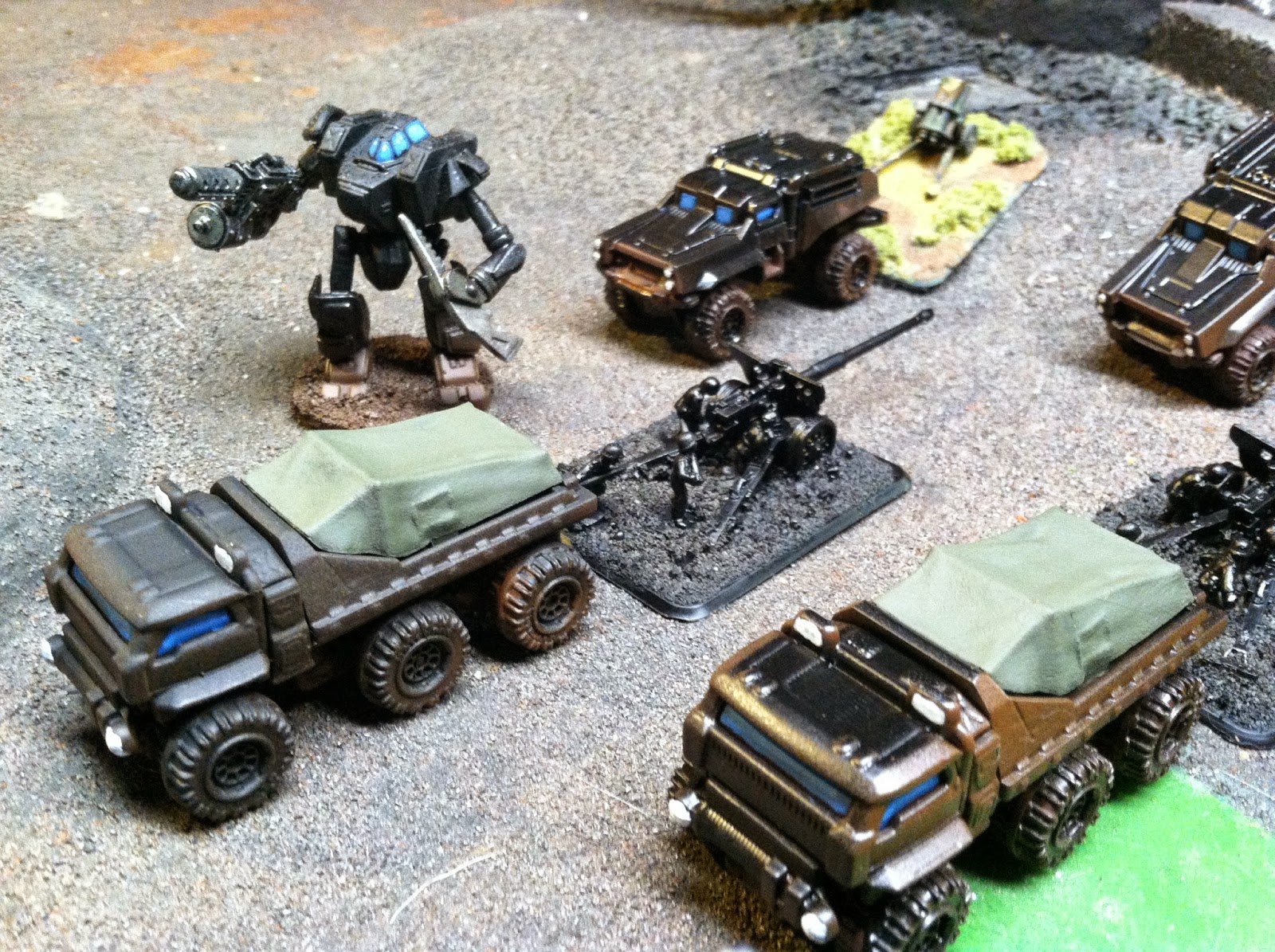 The WarPig: Gruntz 15mm: Colonial Defense Force WIP update