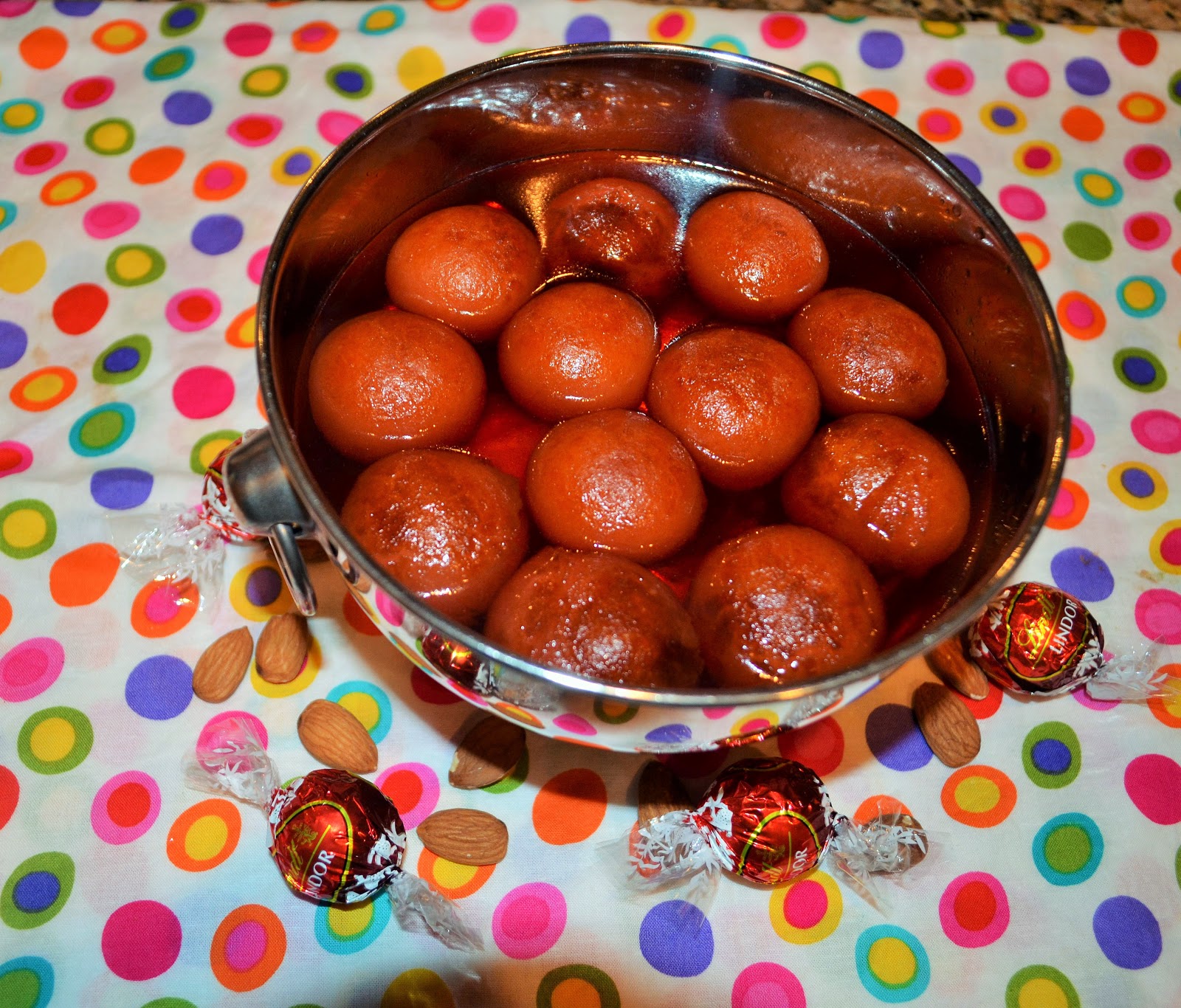 Siri's Kitchen: Gulab Jamun with Bisquick and Rose Water Syrup