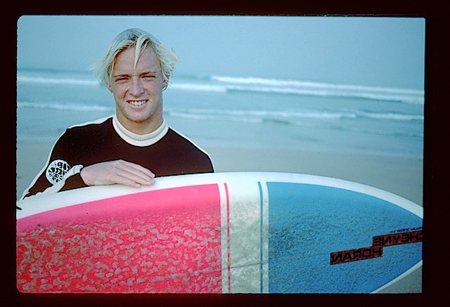 vintage surfboard collector UK: Cheyne Horan singlefin by CJ
