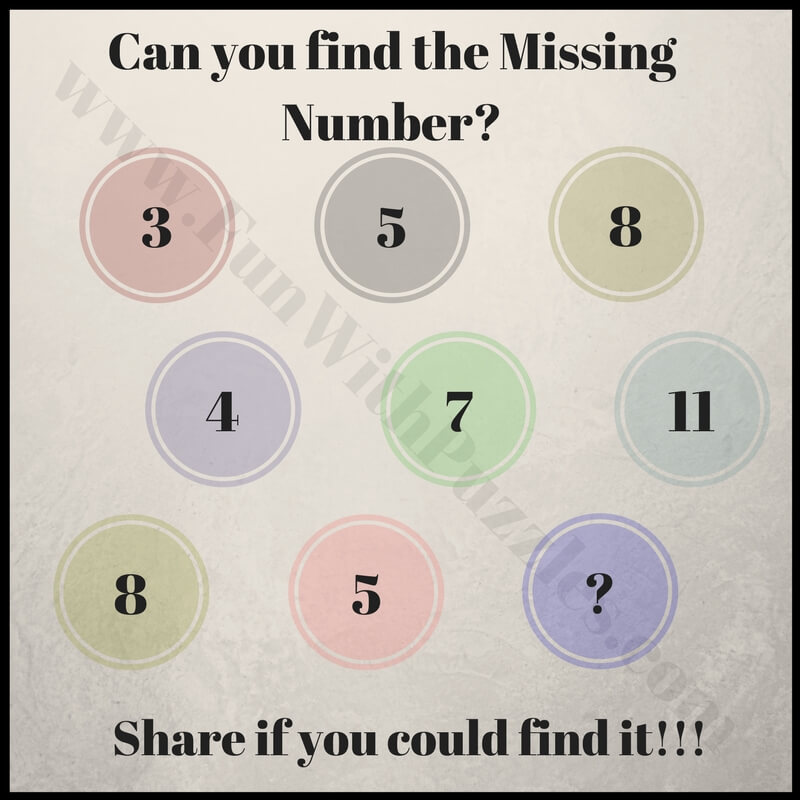 Maths Number Sequence Puzzles with Answers