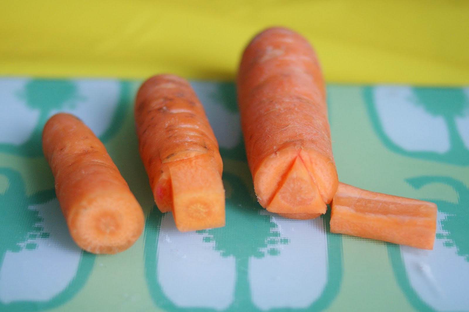 The 'Something To Make' Challenge: Make a Potato Print AND a Carrot Print