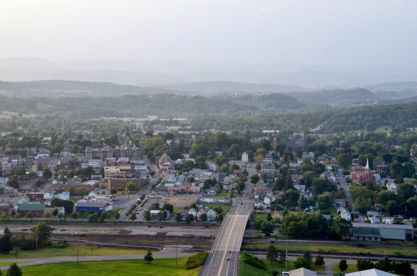 Manifest Destiny (PA): Chimney Rocks Park / Hollidaysburg at dusk