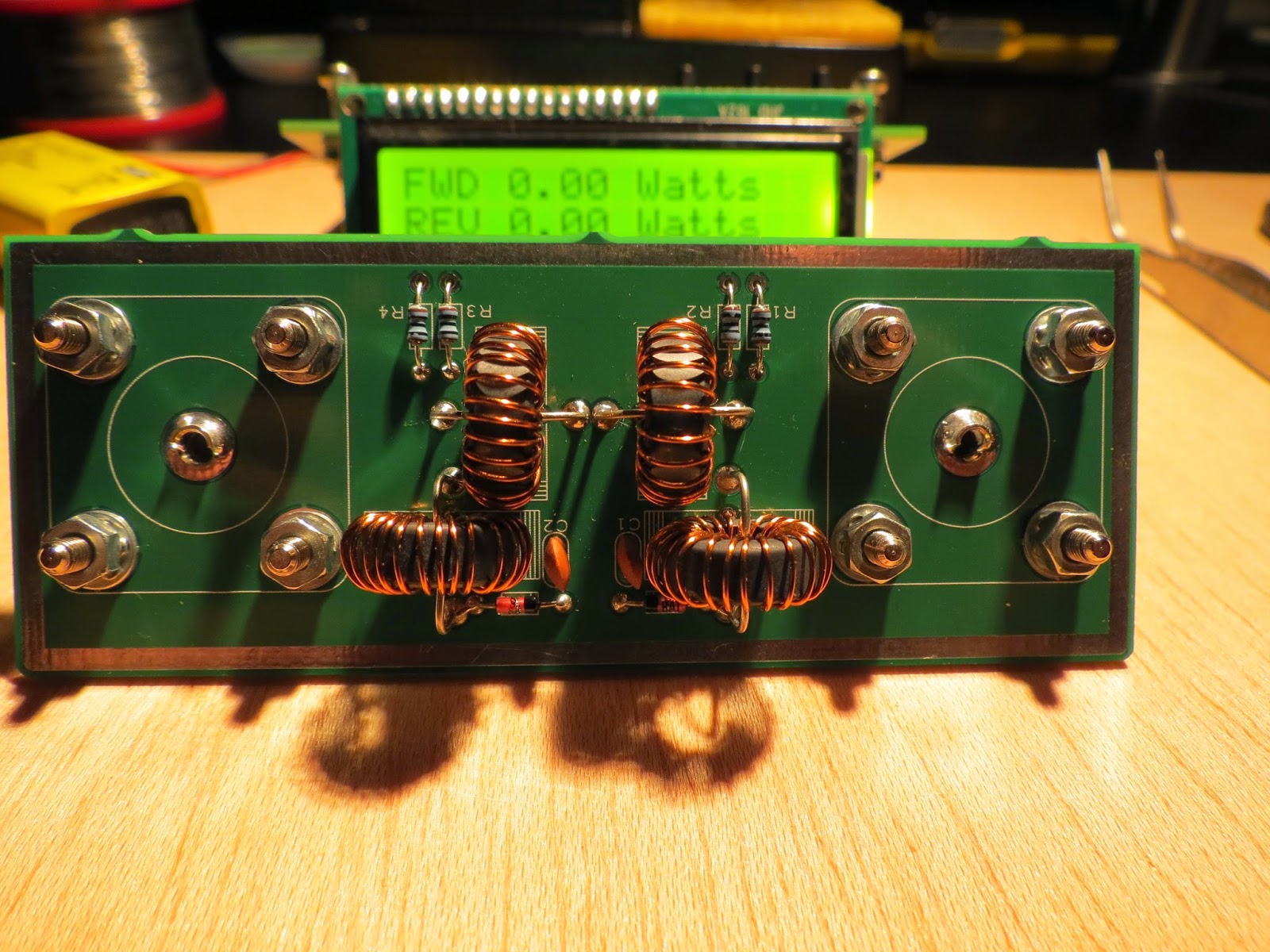 Counting Radios: Radio-Kits - Digital SWR Meter Kit - Build Result