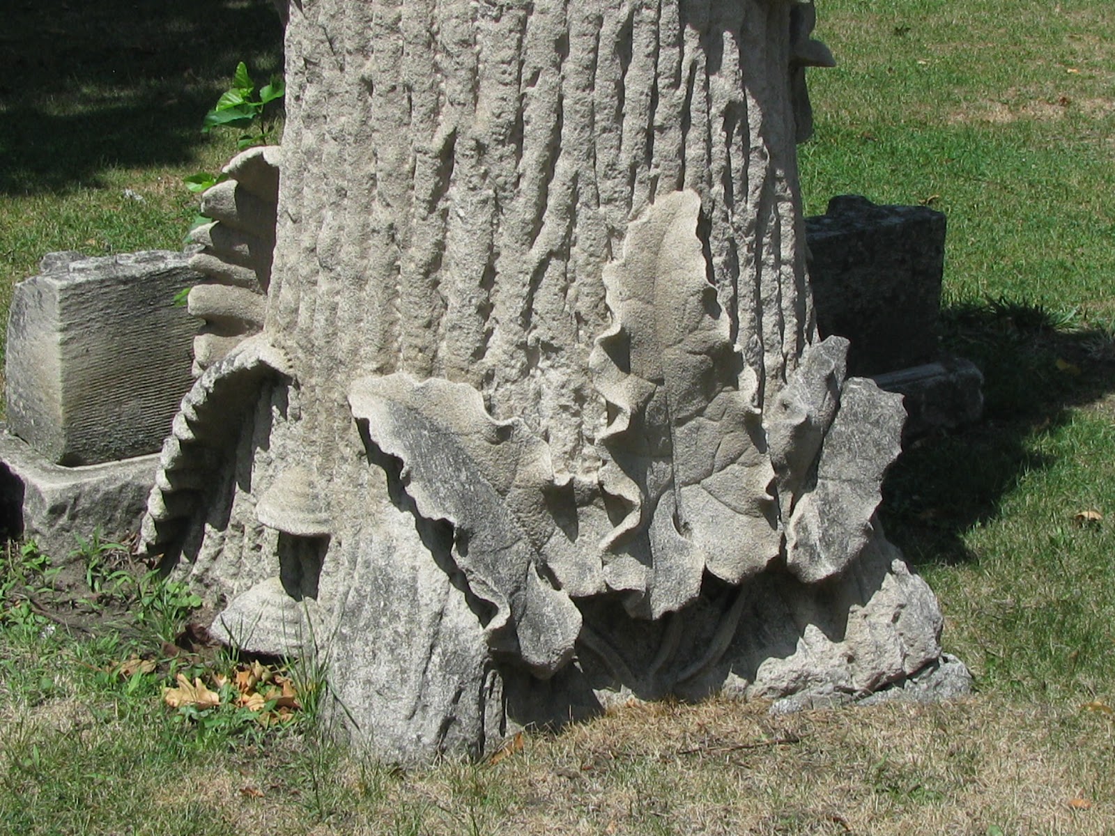 A Grave Interest: Those Amazing Tree Stones