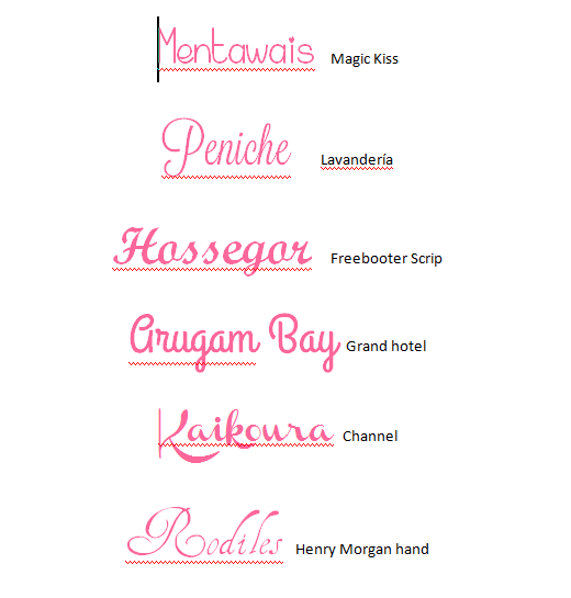 Ocho Novias y un Plan: Tipografías de boda gratis