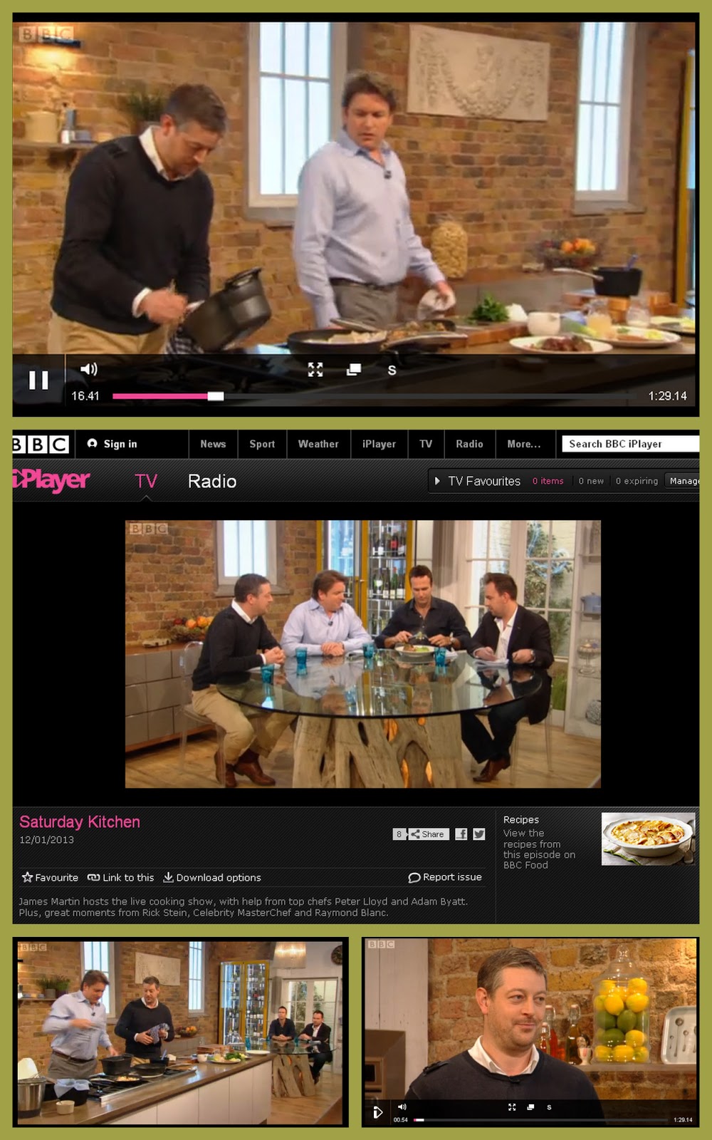 Create Food & Party Design: Adam Byatt on Saturday Kitchen