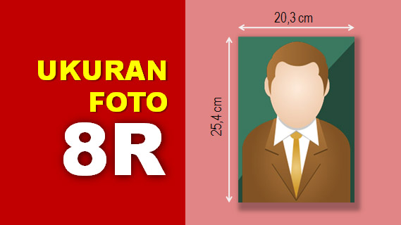 Ukuran Foto 8R dalam CM dan Pixel + Templatenya di Photoshop
