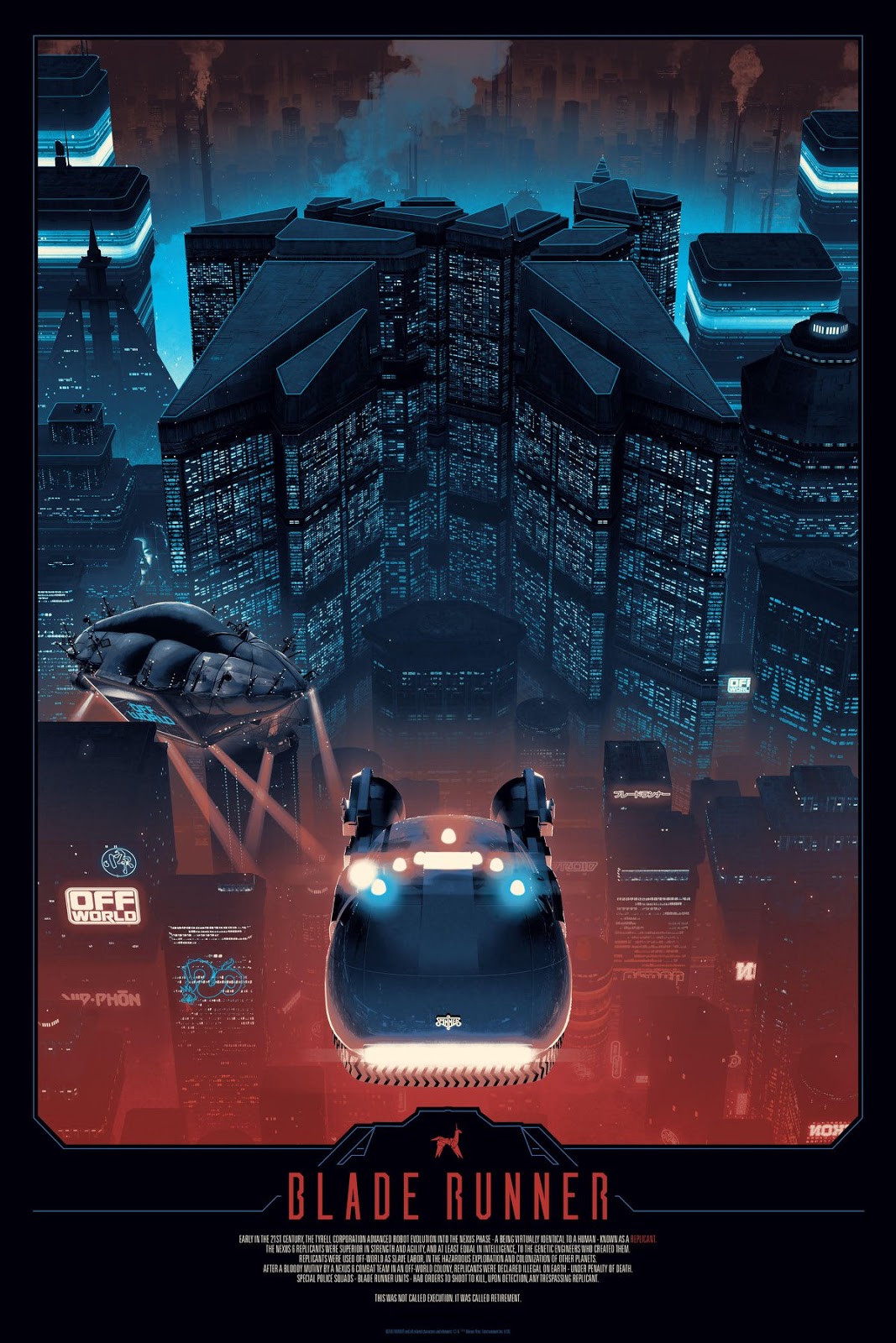 The Geeky Nerfherder: #CoolArt: 'Blade Runner' by Matt Ferguson