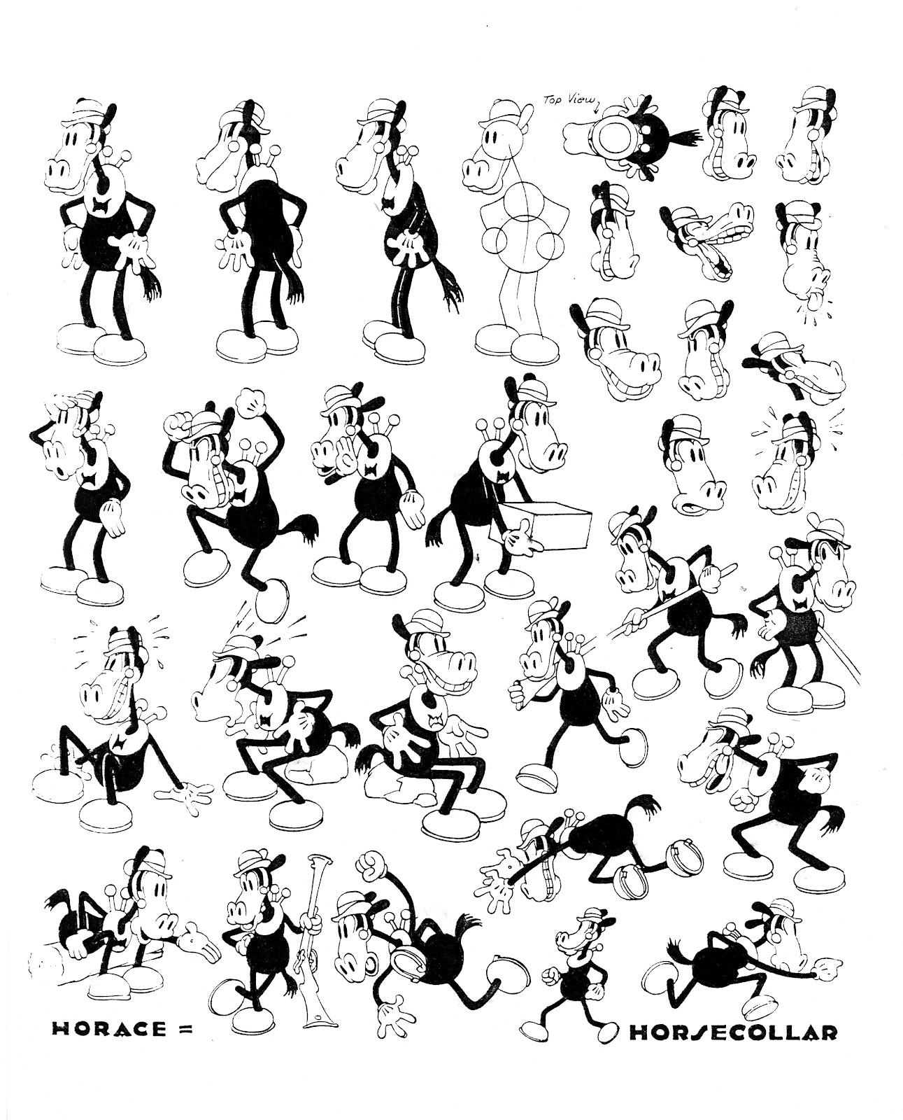 Craig Clark: More Early Disney Model Sheets
