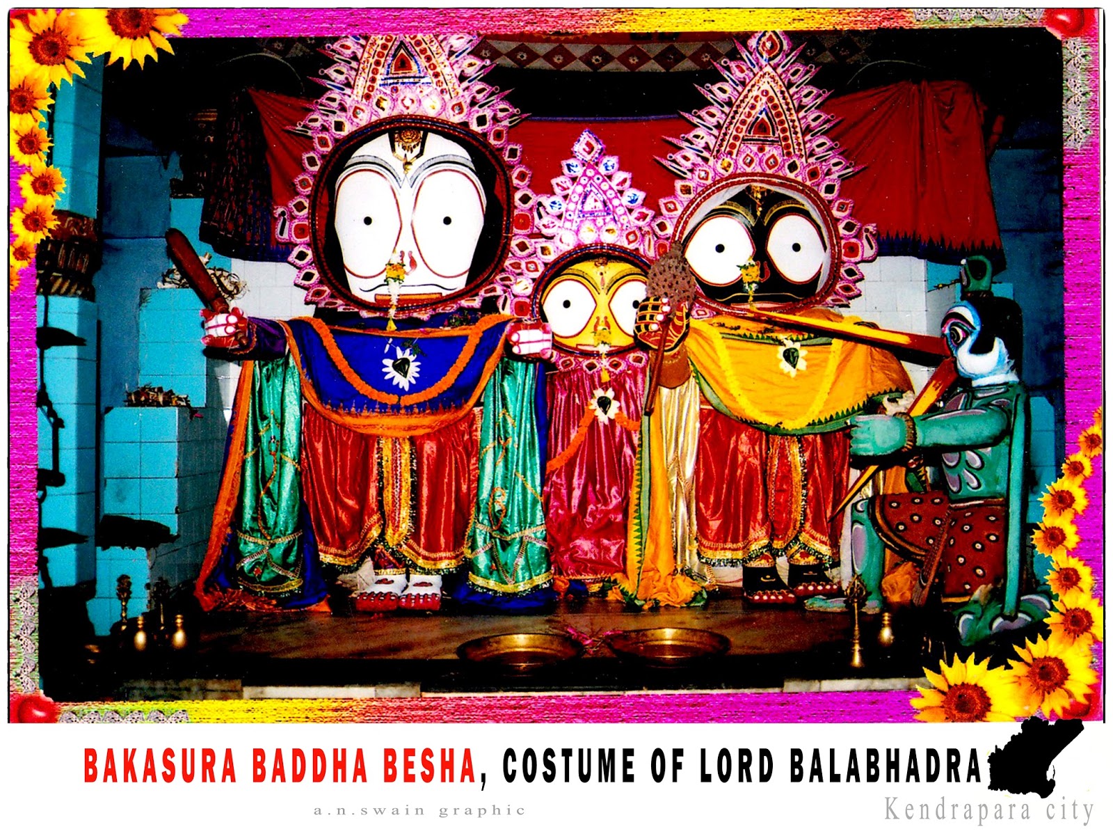 Beshas of Baladev Mahaprabhu at Tulasi Khetra Kendrapara