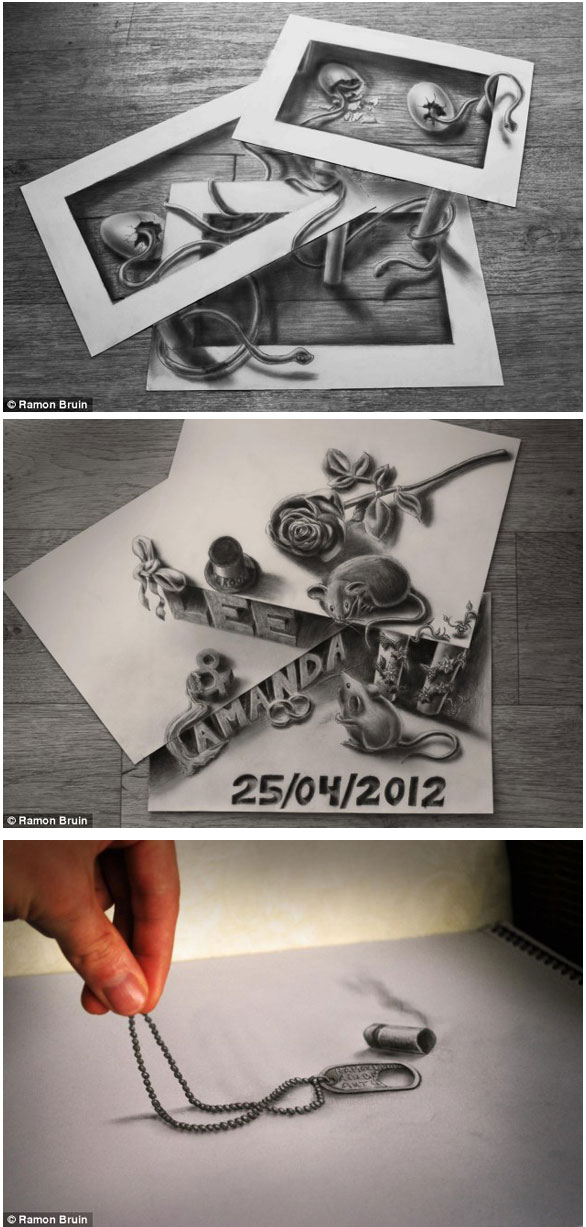 TERBAIK KOT - Lukisan 3D Dengan Ilusi Yang Sangat Kreatif? (Gambar ...