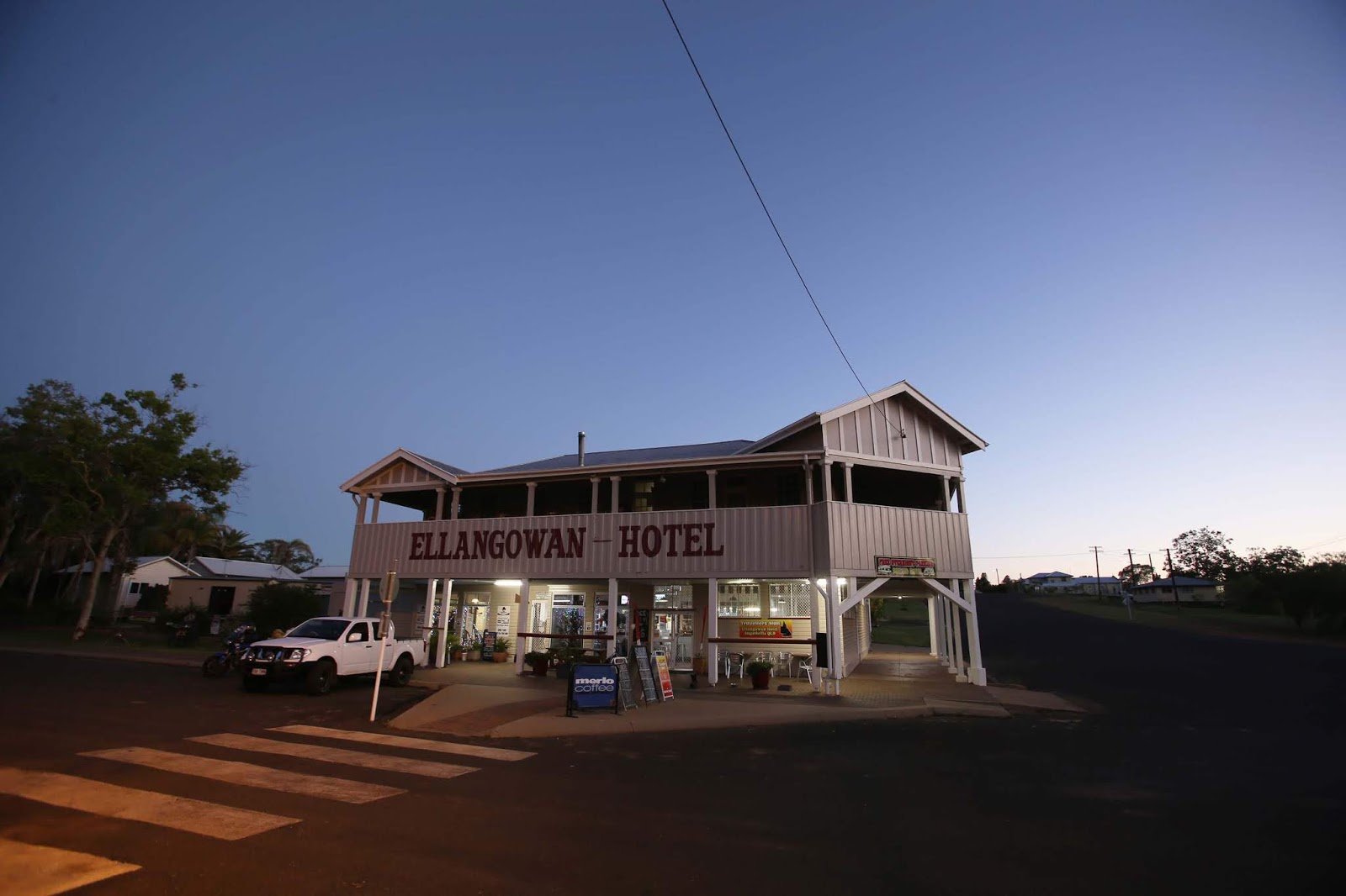 The Ellangowan Hotel, Augathella, home of the Augathella Meat Ants, an ...