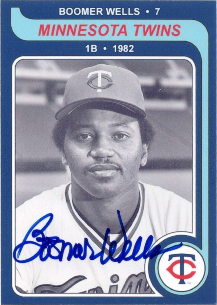 Minnesota Sports Autograph Project: BOOMER WELLS
