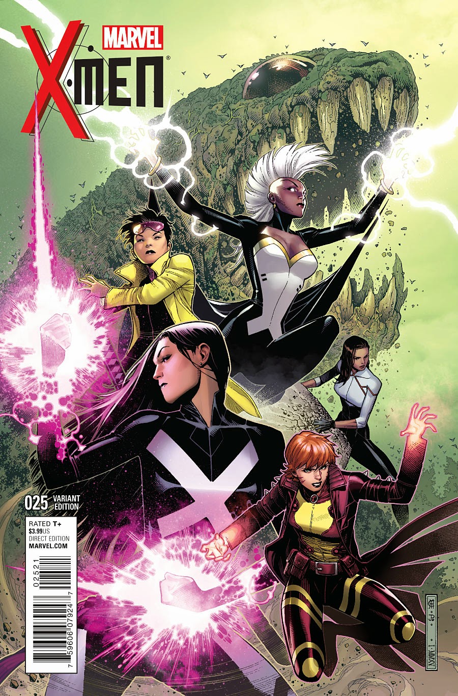 PSYLOCKE | CAPTAIN BRITAIN // like a butterfly: X-Men #25 Variant Cover ...