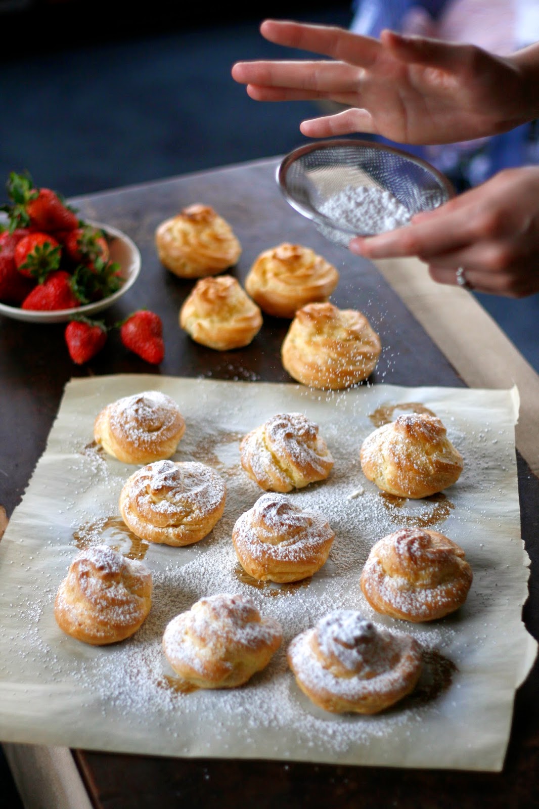 Indigo Scones: Cream Puffs