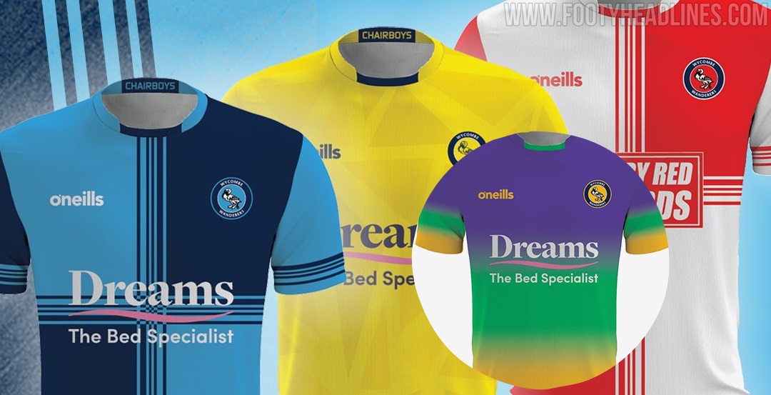 Wycombe Wanderers 20-21 Championship Home, Away, Third + Insane ...