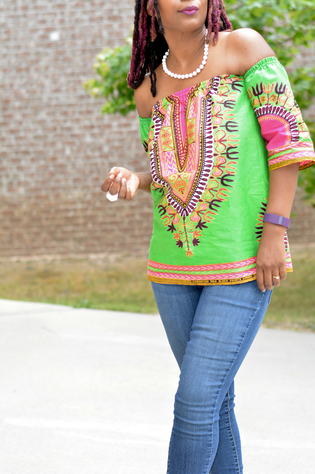 Off The Shoulder Dashiki DIY | Thriftanista in the City
