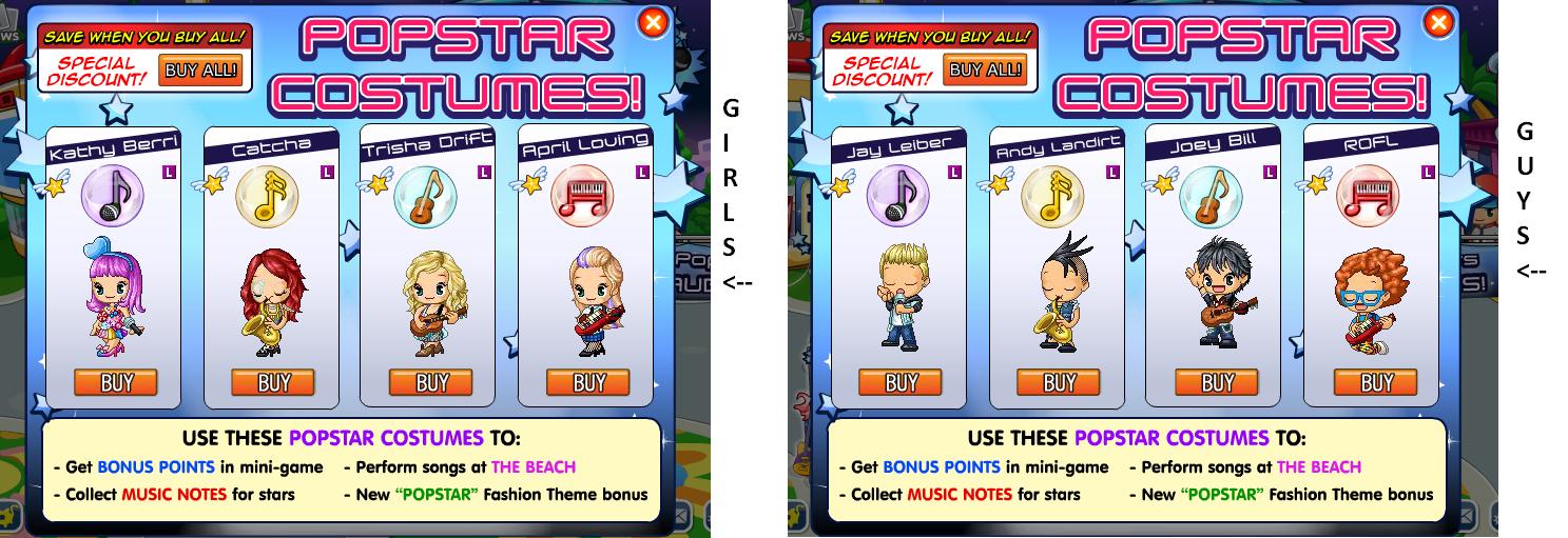 Fantagepedia: Fantage Pop Stars Event