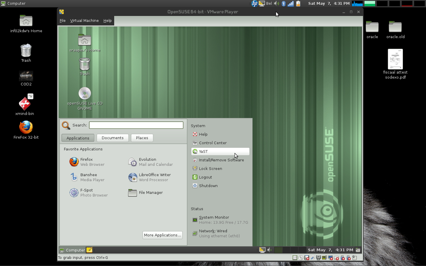 MySuSEproject: Installing Oracle XE 11.2 (including APEX 4.0.2 ) on ...