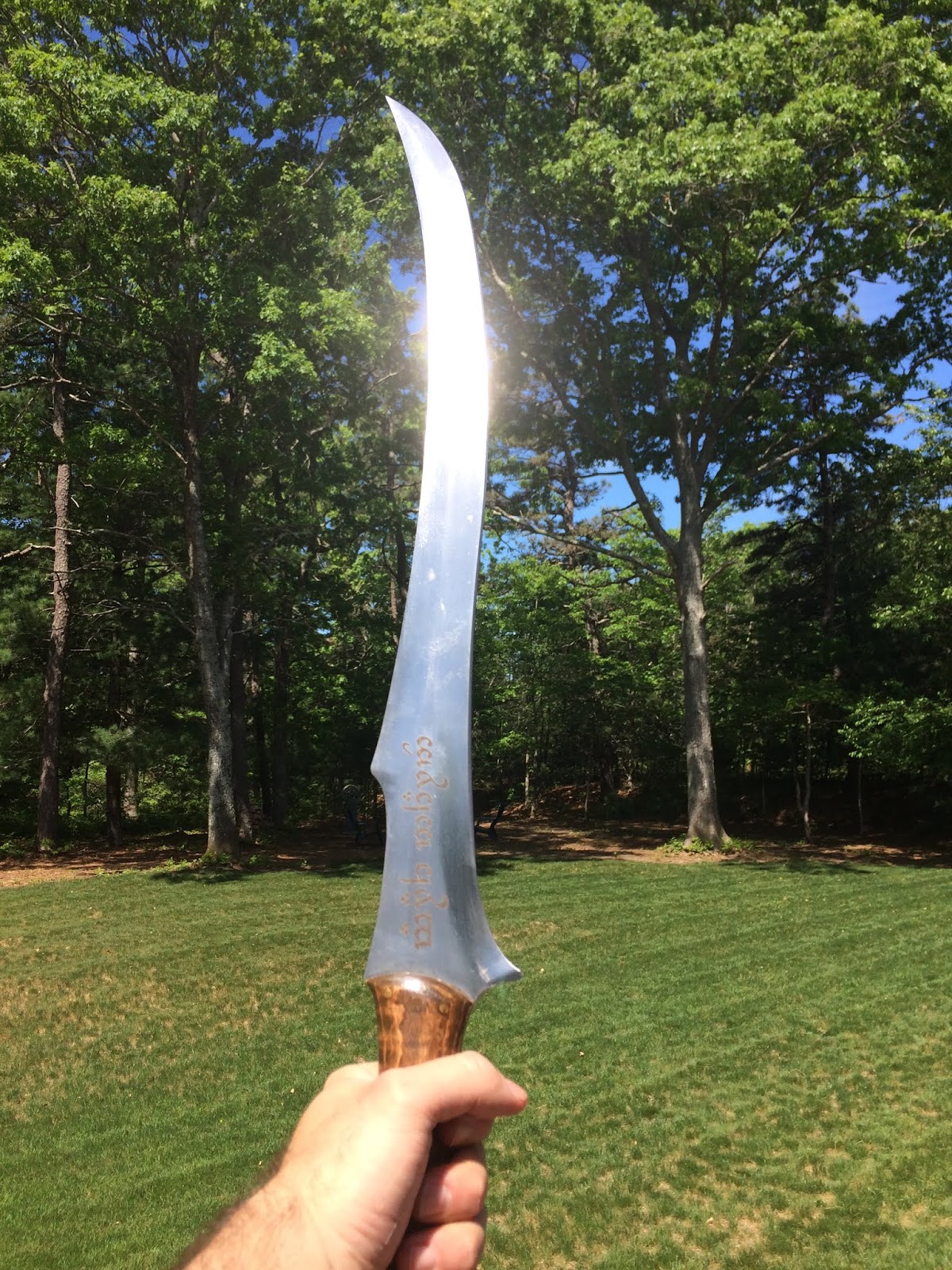 Savage Steel: Custom Battle Ready Elven Sword: Fate Weaver