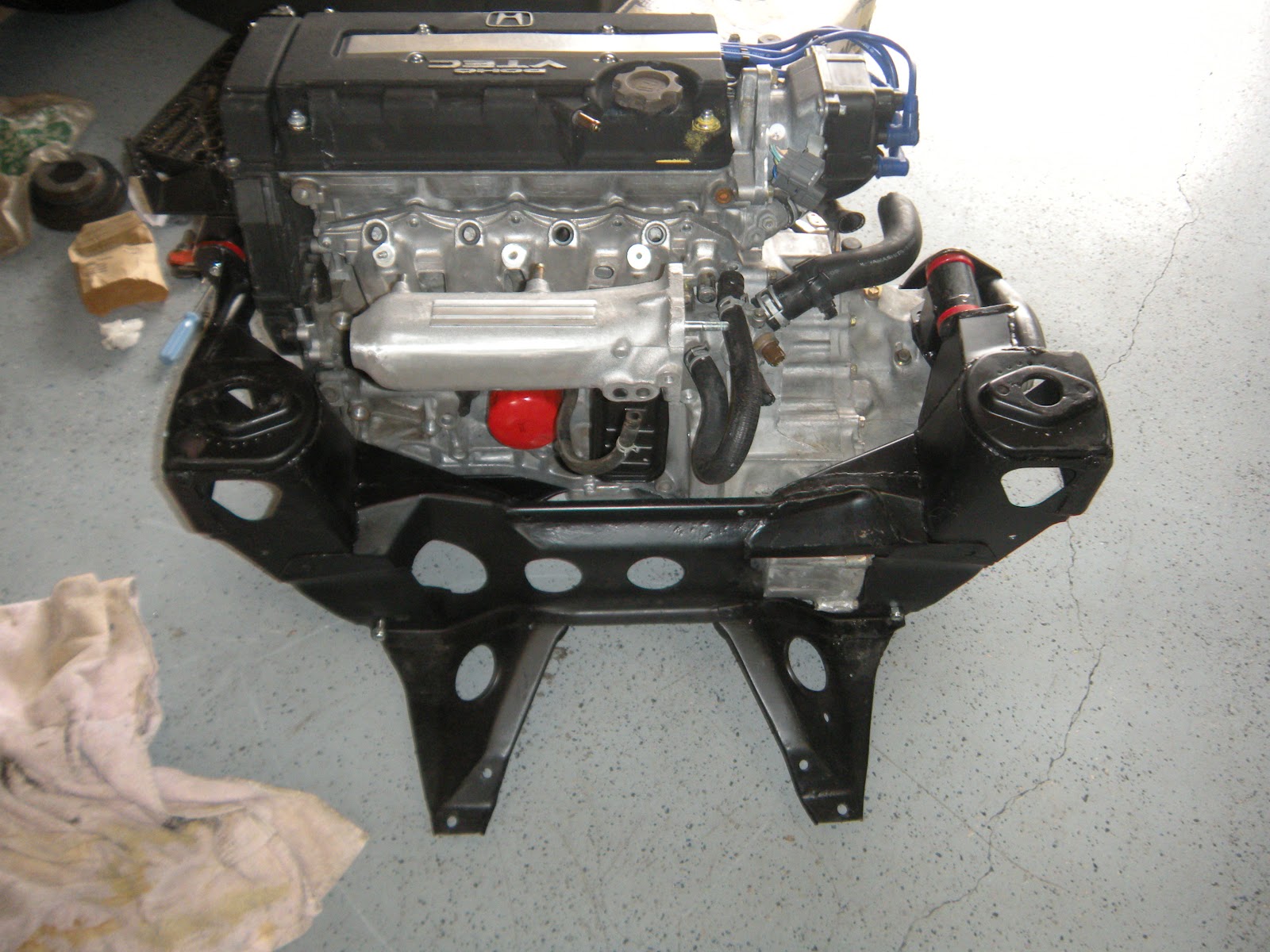 VTEC Mini Build: Engine Mounted in Sub-Frame