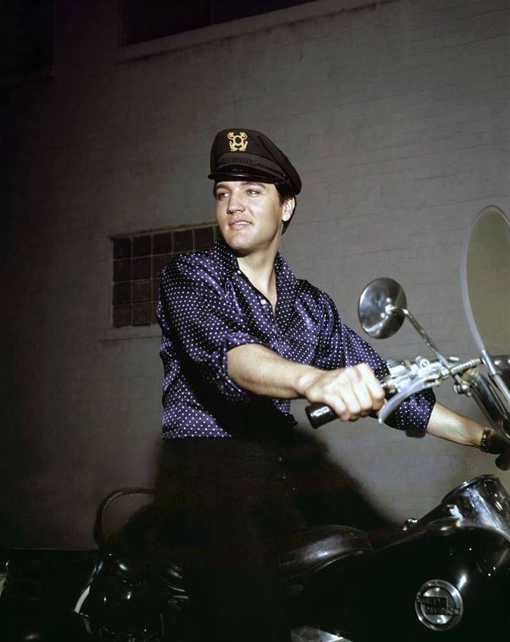 24 Vintage Photos That Prove Elvis Presley Was Also a Motorcycle ...