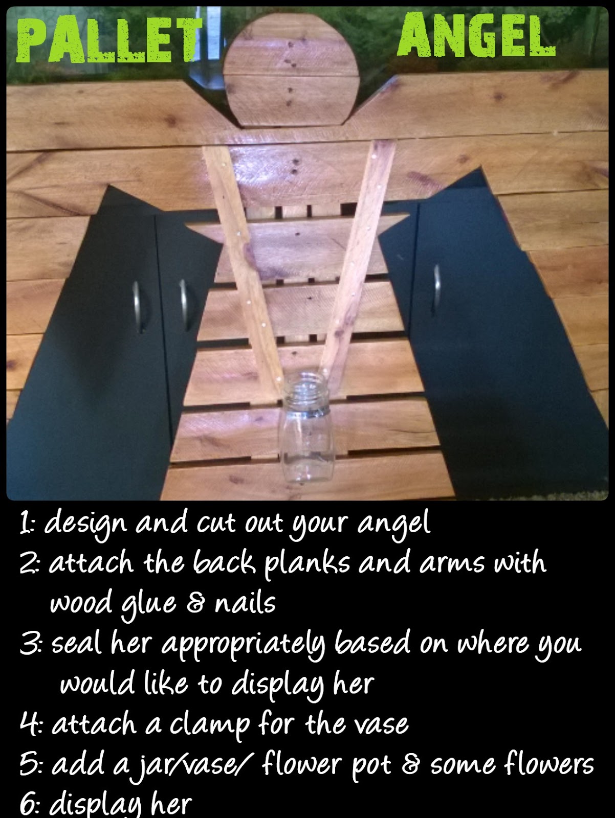 Laura's DIY crafts: Pallet angel