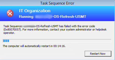 Adam Arkwright | Technical Blog: OSD Task Sequence Fails | Formatting ...