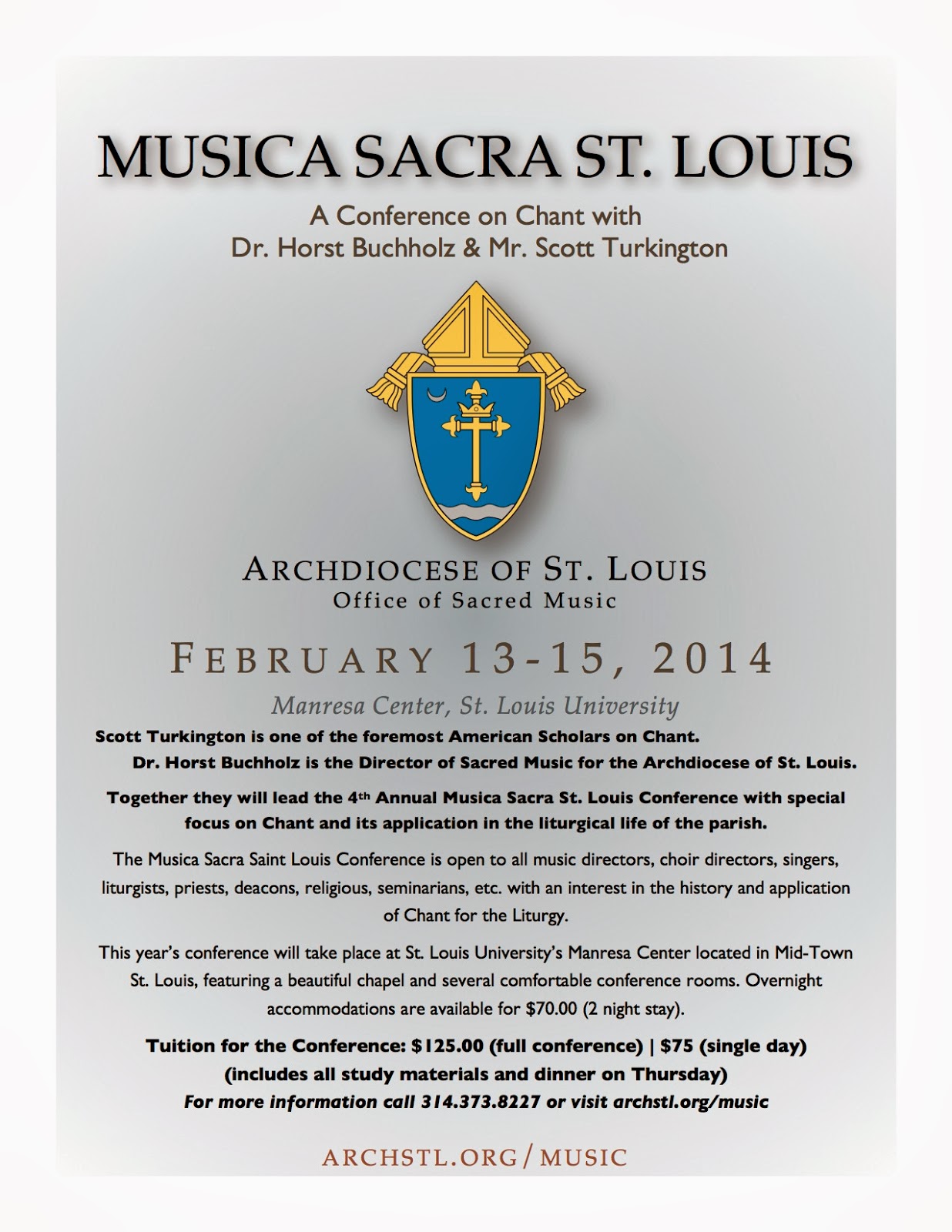 New Liturgical Movement: The 2014 Musica Sacra St Louis Conference