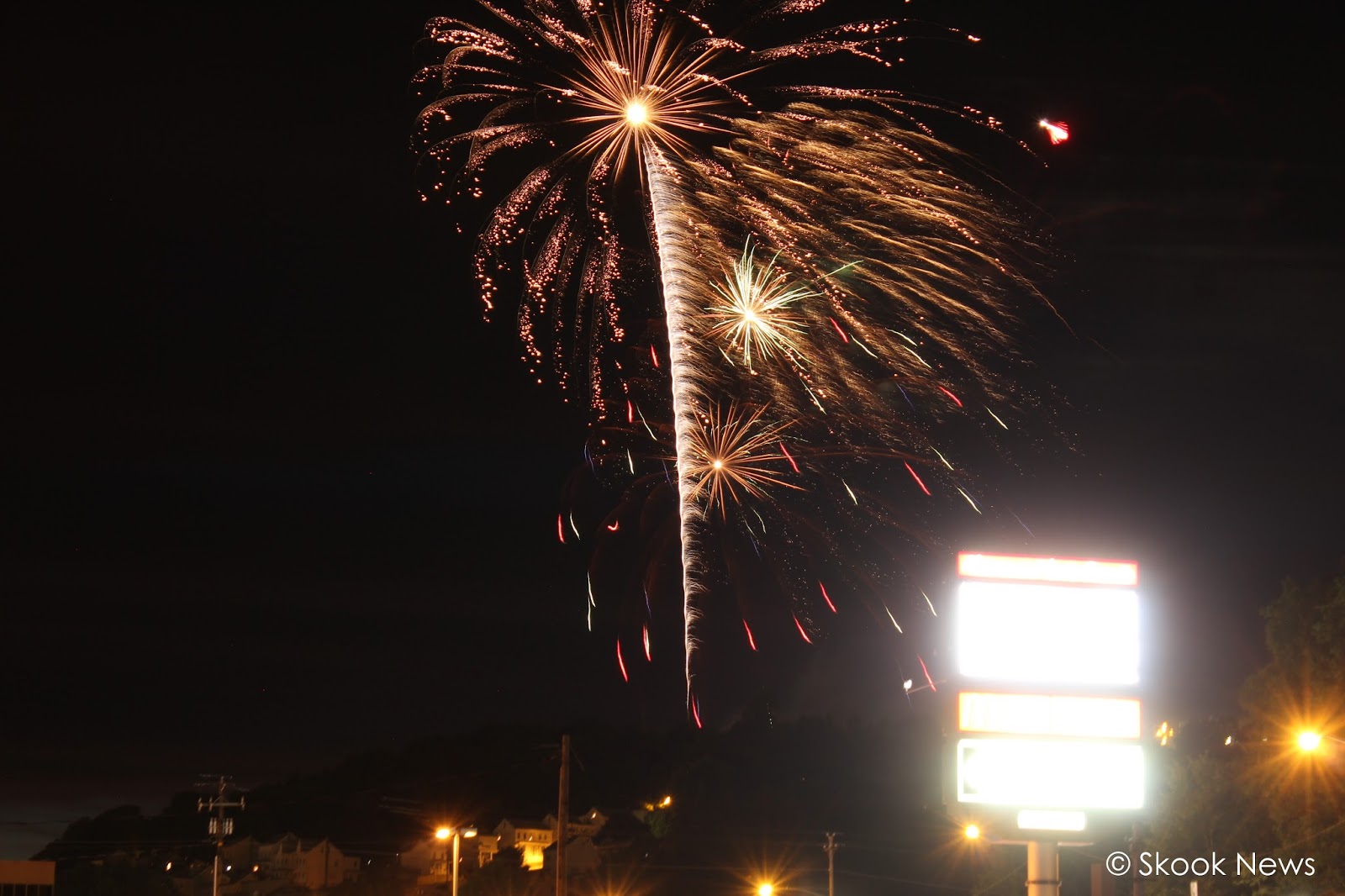 Photos and Video from Pottsville's Fireworks Celebration at the Station