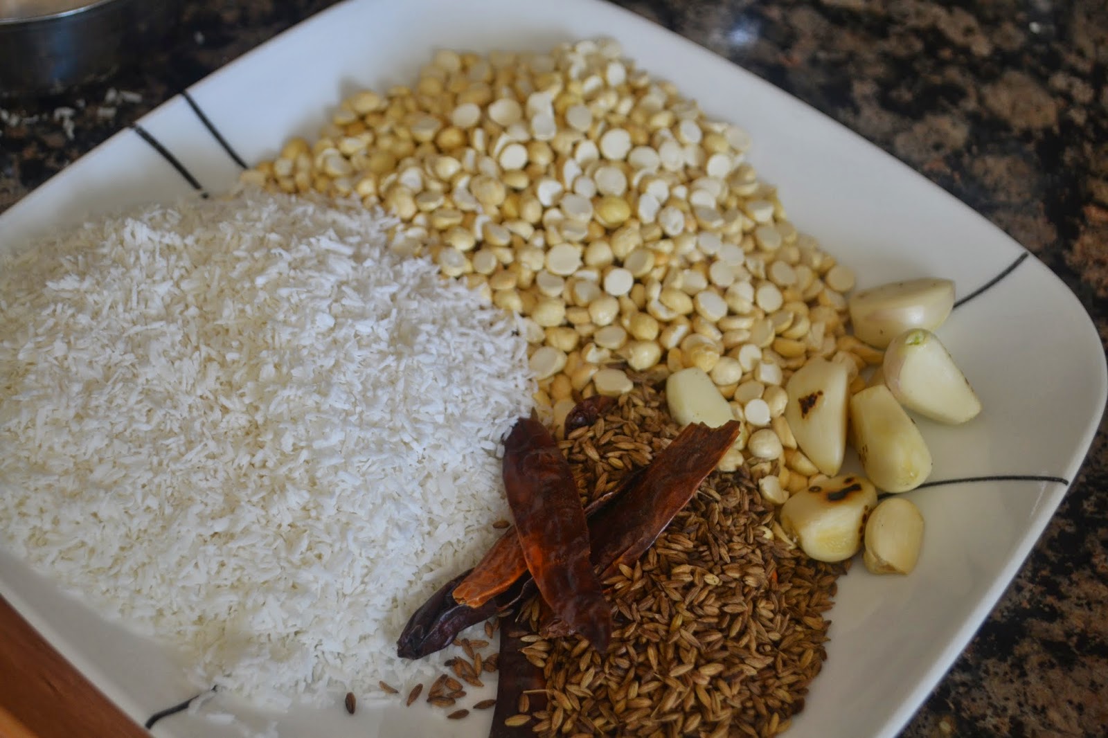 Indian Cooking: Putnalu Kobbari Podi/Chickpea and Coconut Powder
