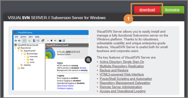 Visual Studio SVN Server And Client SVN