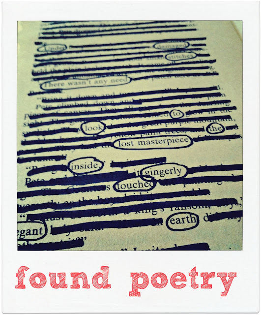 mamascout: writing lab :: found poetry