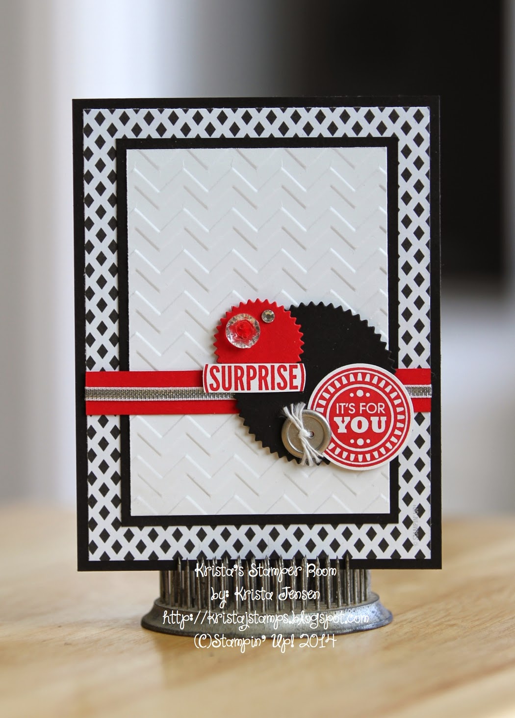 Krista's Stamper Room: Amazing Birthday Surprise Card