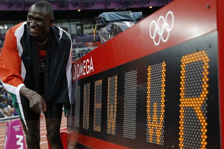 Whatever Qree...: Rudisha strikes gold in new 800m world recDavid ...