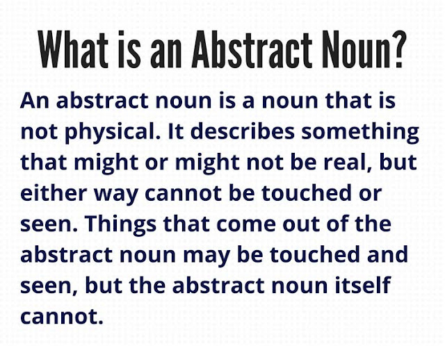Abstract Noun (গুণবাচক বিশেষ্য) - English Grammar A To Z