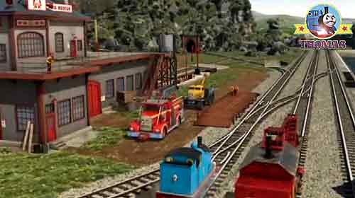 Race To The Rescue Thomas Train And Friends Flynn Fire Engine | Train ...