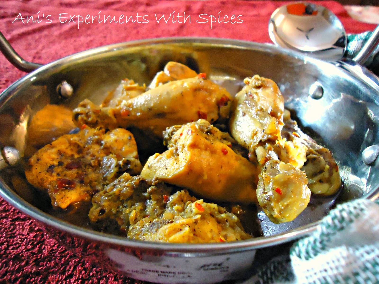 Ani's Experiments With Spices: Bikrampuri Murg Salaan ~ A Simple ...