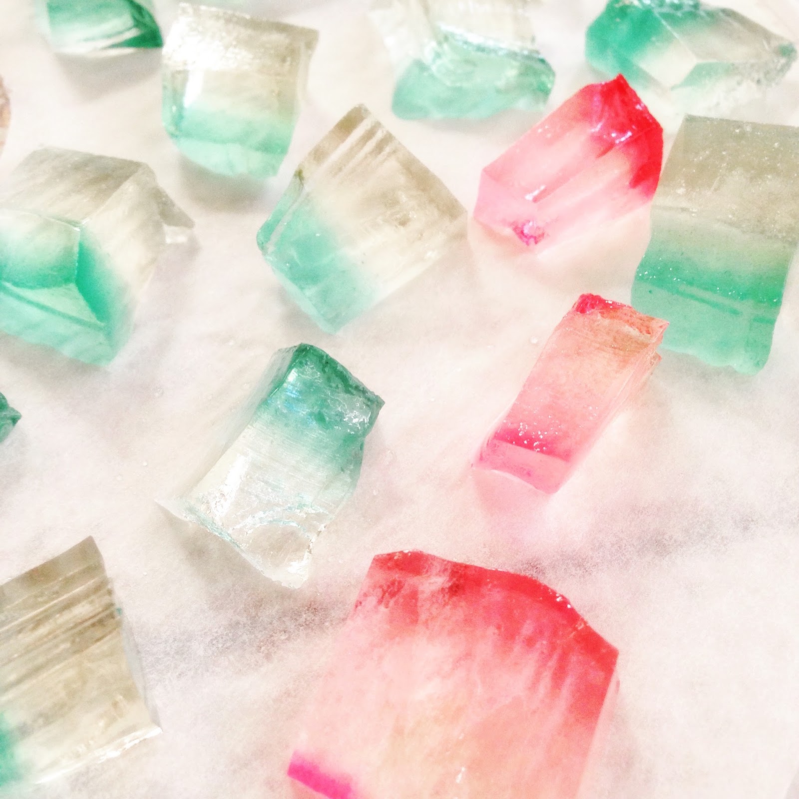 The Humble Hostess: 琥珀糖 Japanese Agar Candies