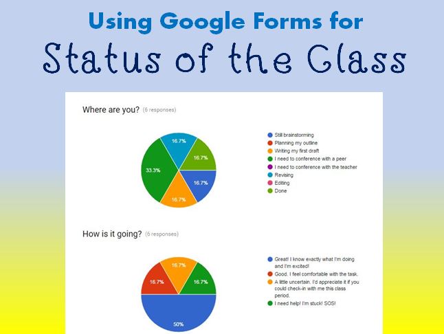Guiding on the Side: Using Google Forms for Status of the Class