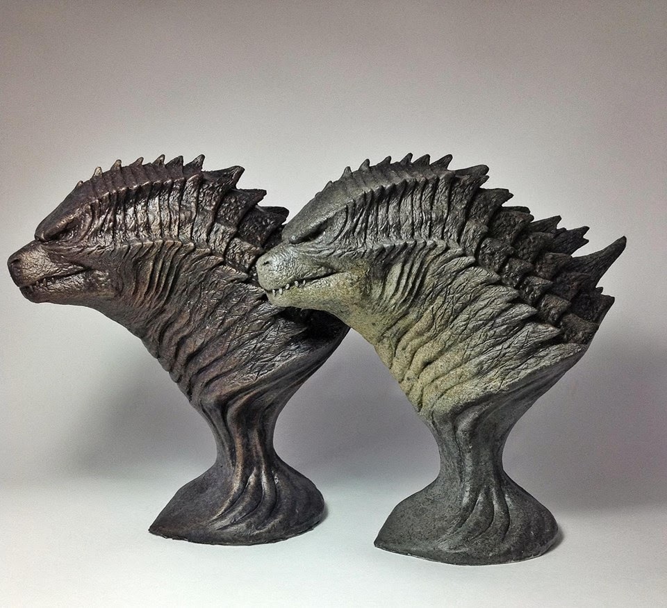 S.H.Sculpture & Design studio: GODZILLA 2014 statue final
