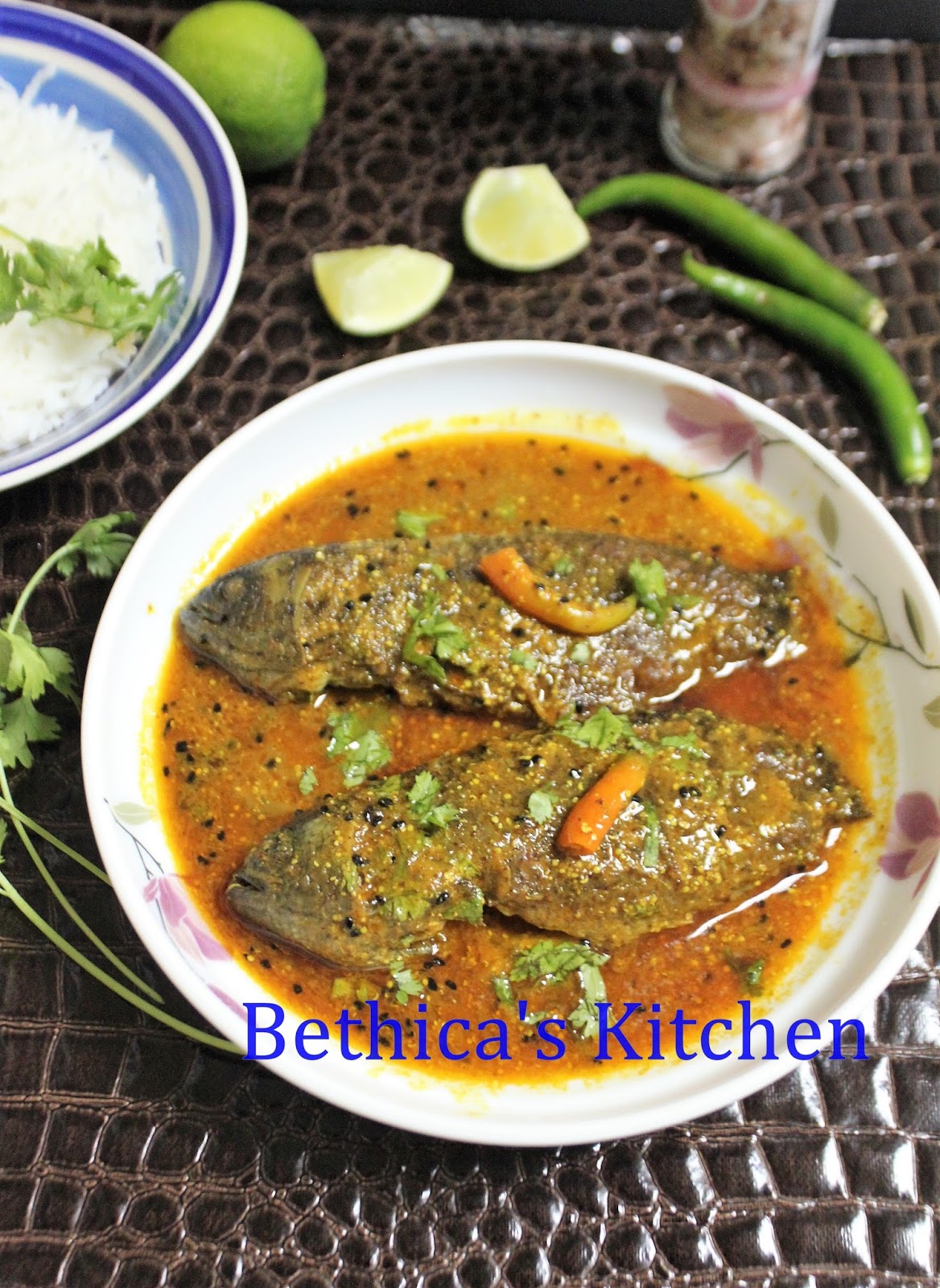 Bethica's Kitchen Flavours: Koi Macher Jhal (Climbing Perch Fish Curry ...