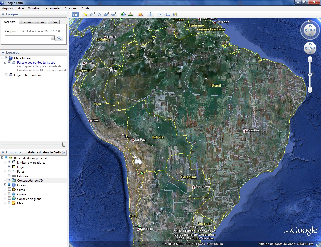 Geoescola: Geografia com o Google Earth - Atividade IV