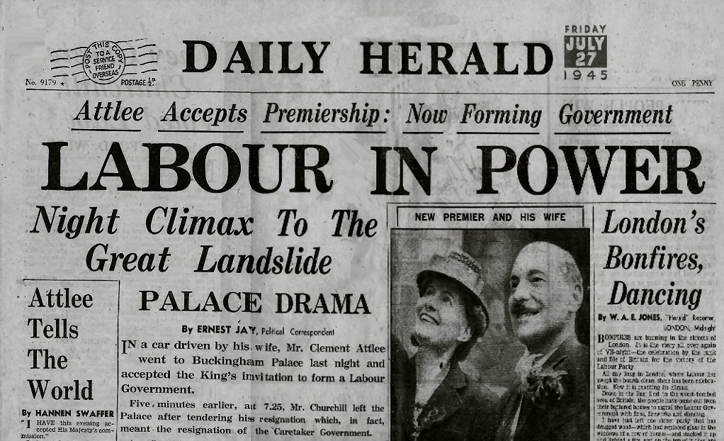 Hayes Peoples History: Labour 1945