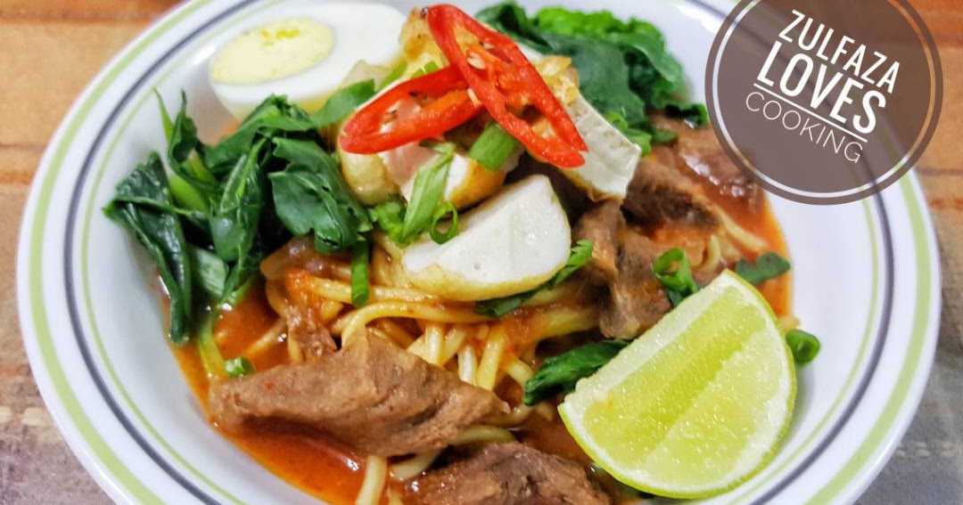 ZULFAZA LOVES COOKING: Mee Rebus Daging