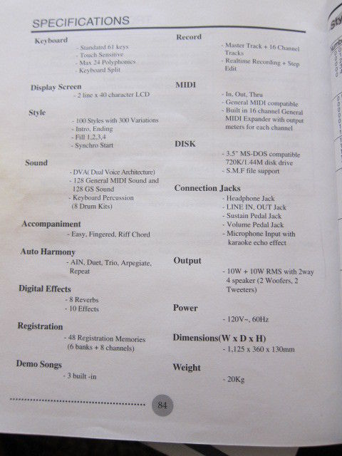 MATRIXSYNTH: Suzuki SP-8 Digital Workstation Keyboard