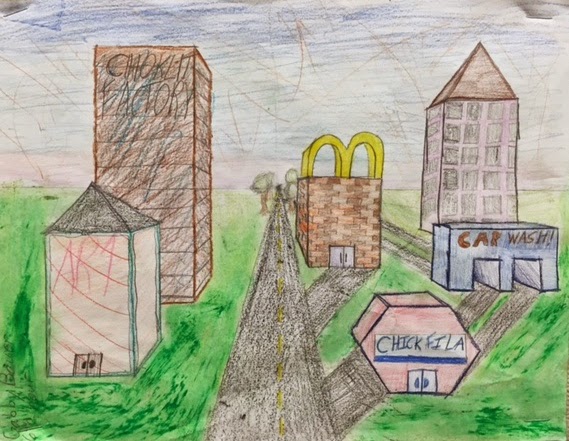 Mrs. Nhu's Oakdale Art Class: 1-Point Perspective Cityscapes